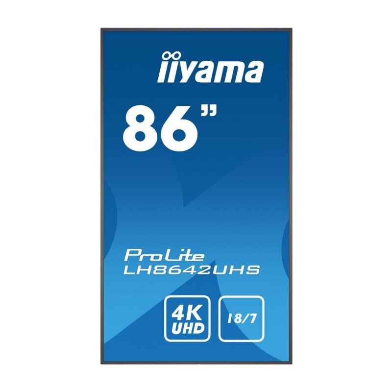 Монитор Digitalsignage Iiyama Prolite Lh8642uhs B3 86 Ips 4k Uhd Intel