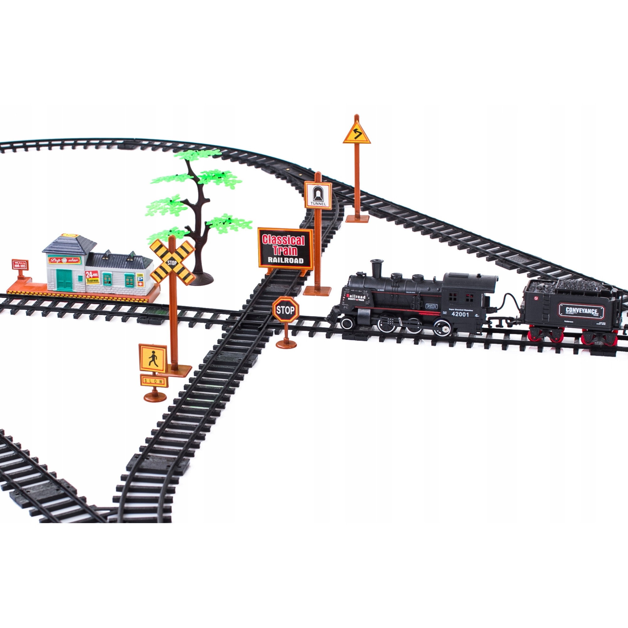 Circuit Trenulet Electric DIY "ISP Vintage Train", Fum Realist, Sunete ...