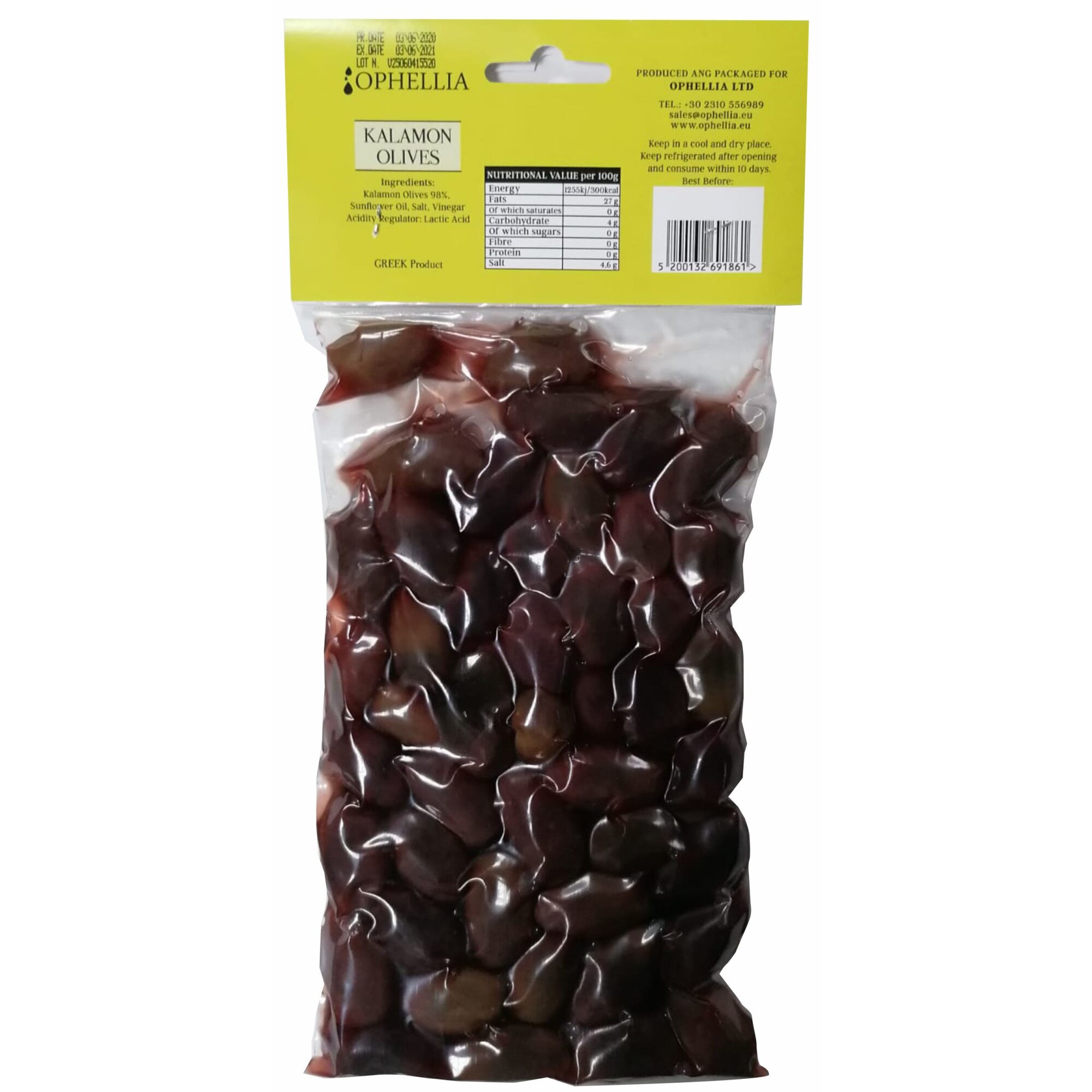 Masline Kalamon in vid 250g Ophellia - eMAG.ro