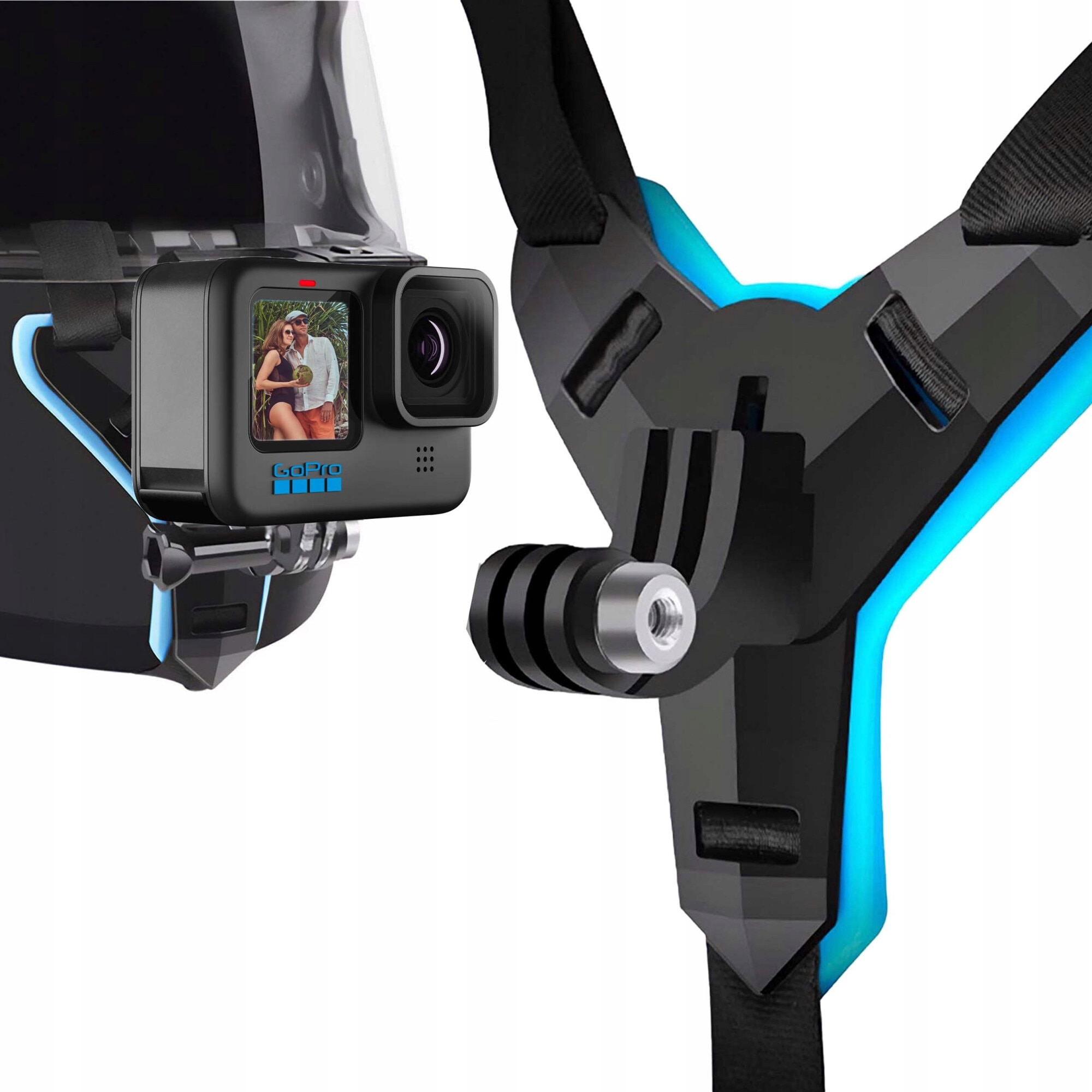 Suport De Fixare A Camerelor Sport Pe Casca De Protectie Motocicleta ...