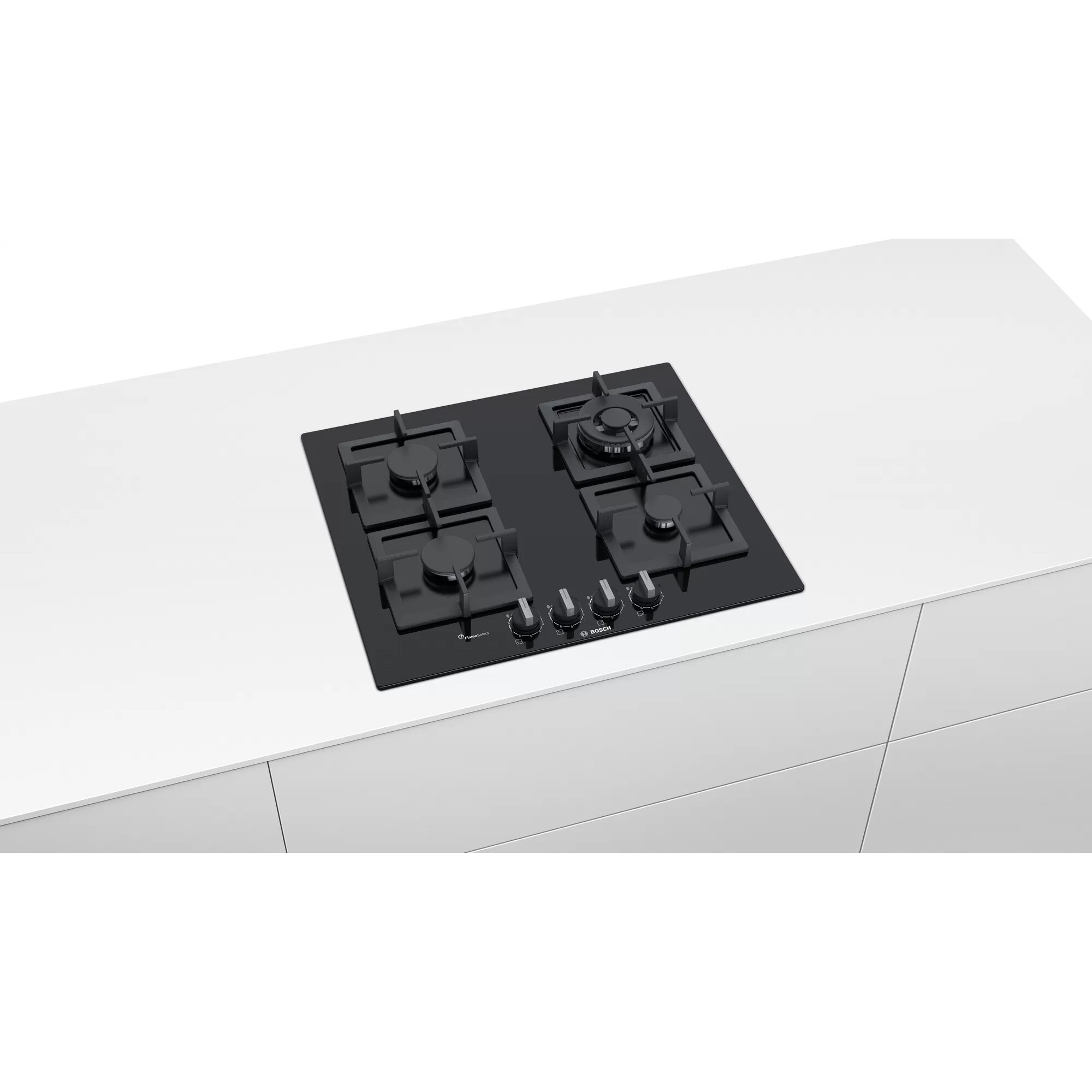 Bosch PPH6A6B20_HU Beépített gázfőzőlapok, 59 cm, 4 égőfej, Elektromos ...