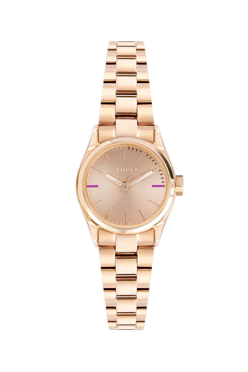 Furla, Ceas quartz din otel inoxidabil, Auriu rose - eMAG.ro
