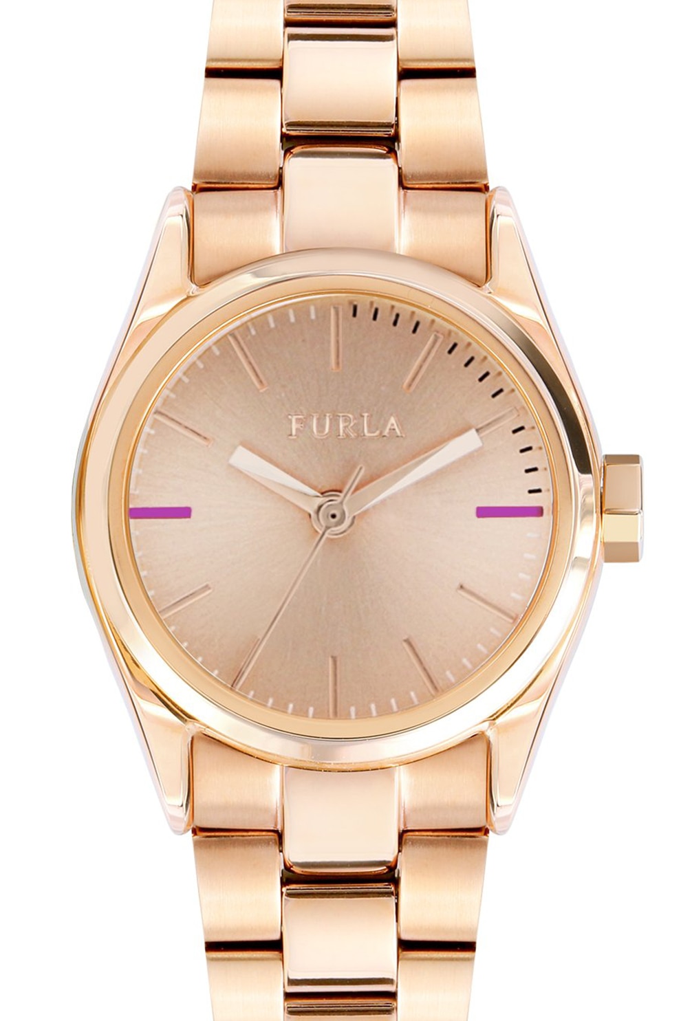 Furla, Ceas quartz din otel inoxidabil, Auriu rose - eMAG.ro