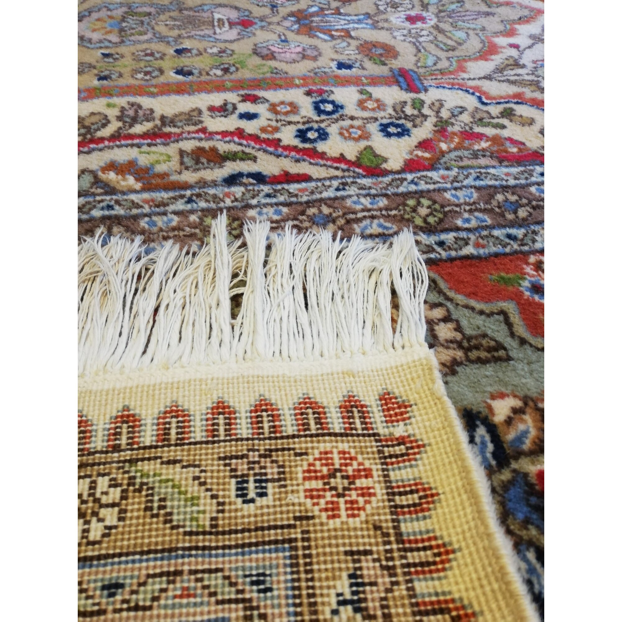 Covor manual turcesc, Konya, lana pe urzeala de lana, 250.000 noduri/m2 ...