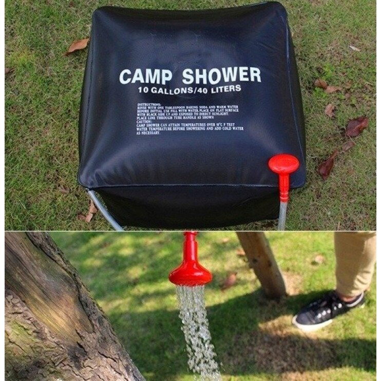 Dus Portabil Solar, GAIA, pentru camping si drumetii, 20 L - eMAG.ro