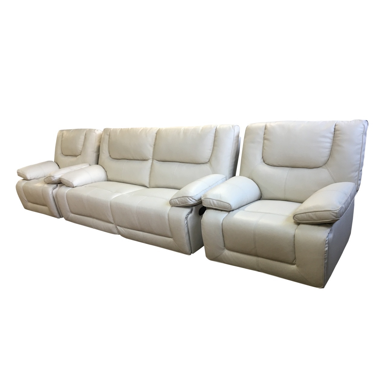 Set Orion, Mobila Domnel, Canapea 3 locuri cu 2 reclinere manuale si 2 ...