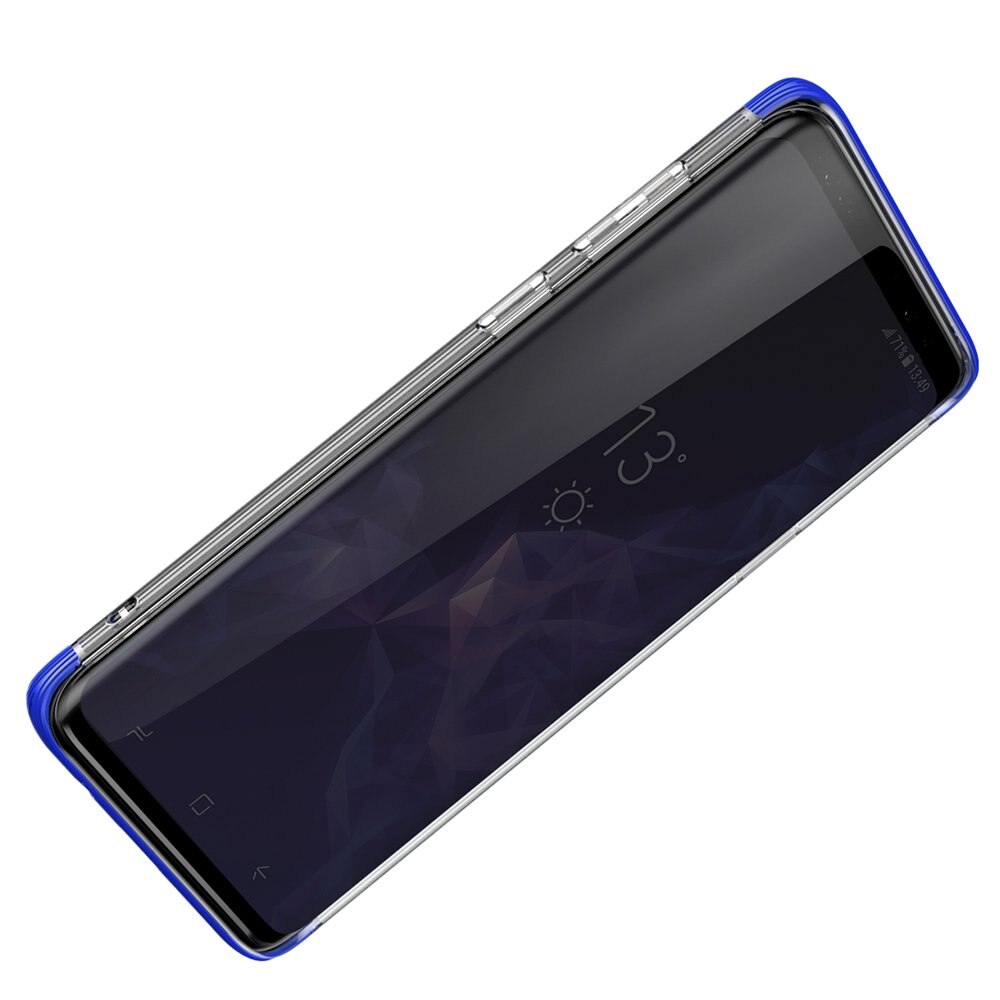 Кейс Baseus Armor прозрачен за Samsung Galaxy S9 Plus G965 Blue - eMAG.bg