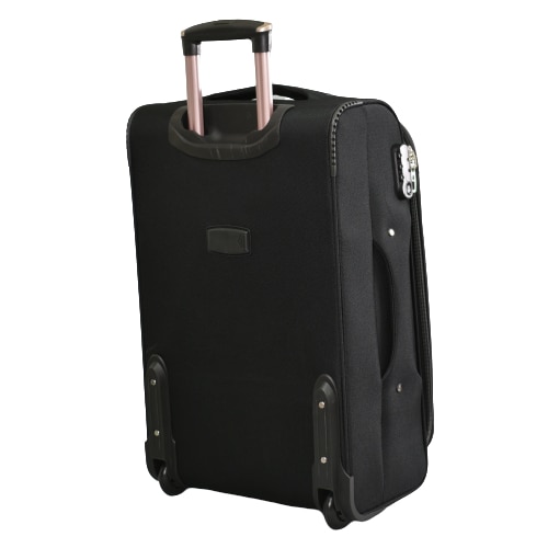 Set Valize, Perfect line, Textil, 75/30/46 cm, Negru - eMAG.ro