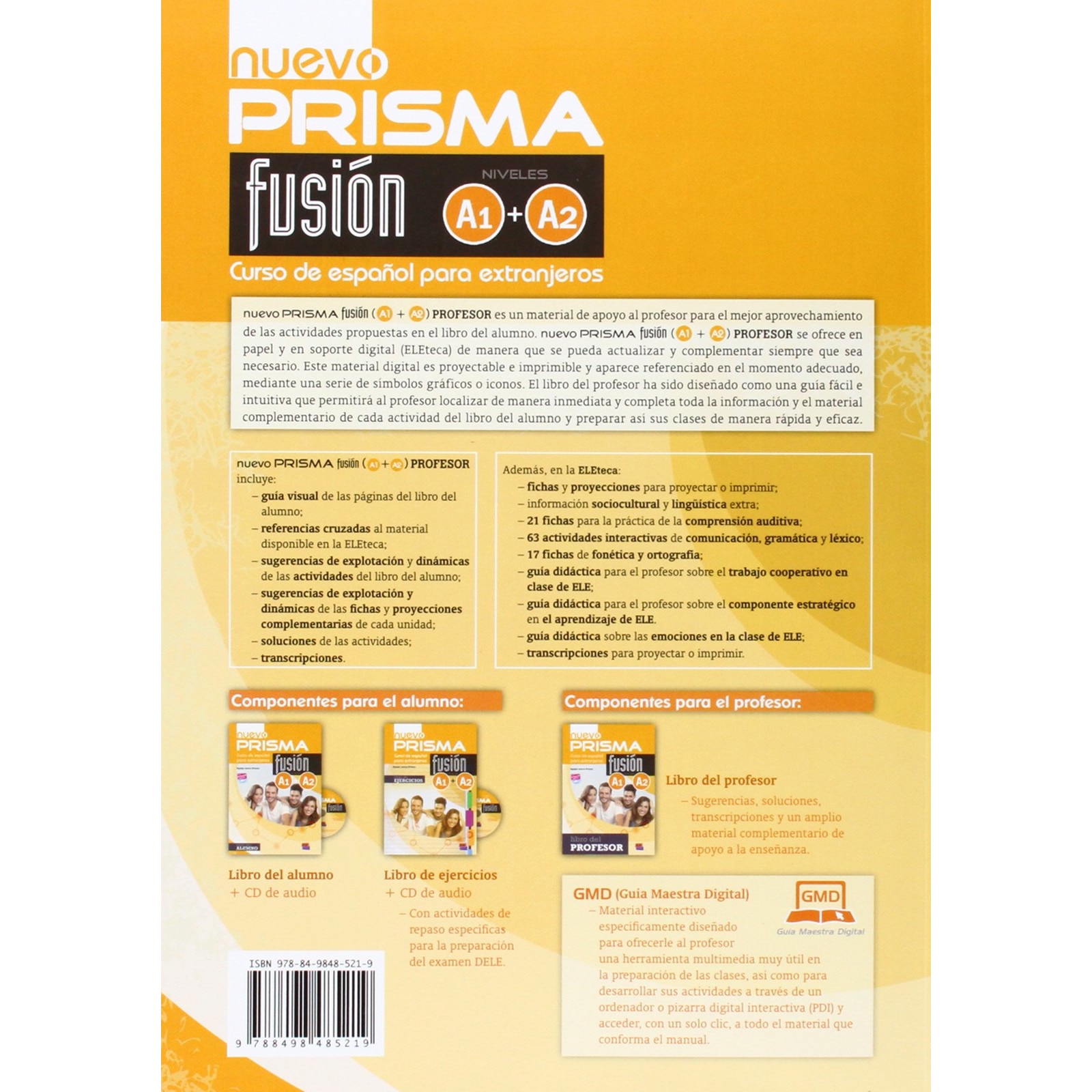 Nuevo Prisma Fusion A1 + A2 Libro del Profesor - - eMAG.ro