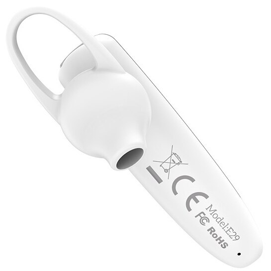 Casca Bluetooth Mono Hoco E29, Alb - eMAG.ro