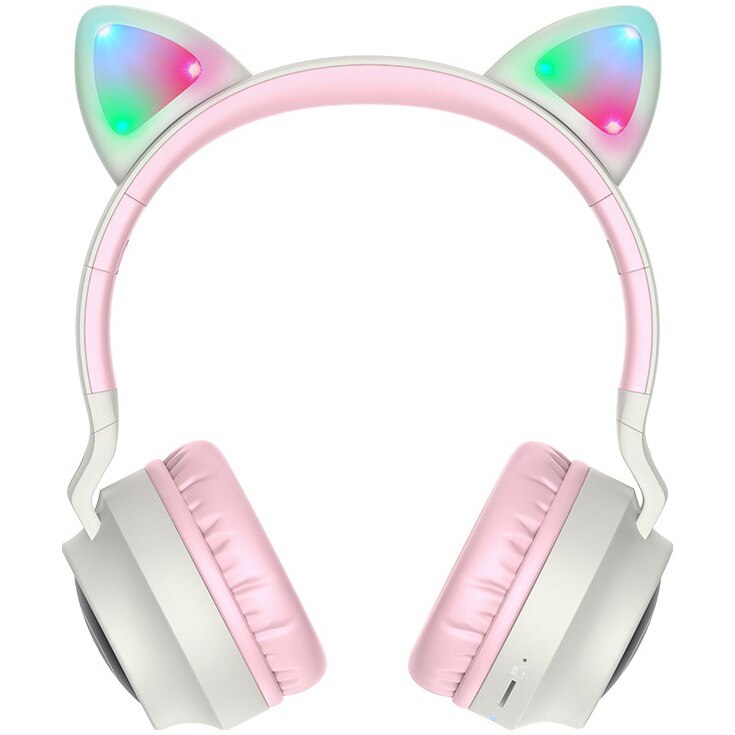 Слушалки Bluetooth Hoco W27 Cat Ear, Сив - eMAG.bg