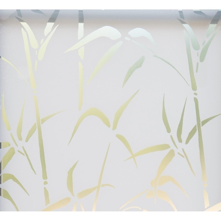 Autocolant static fara adeziv d-c-Fix Bamboo, efect geam sablat, model ...