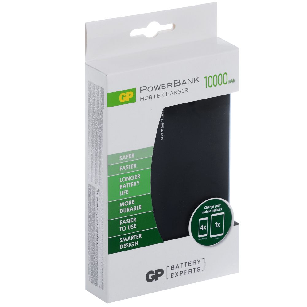 Acumulator portabil GP Powerbank 10000mAh, Negru - eMAG.ro