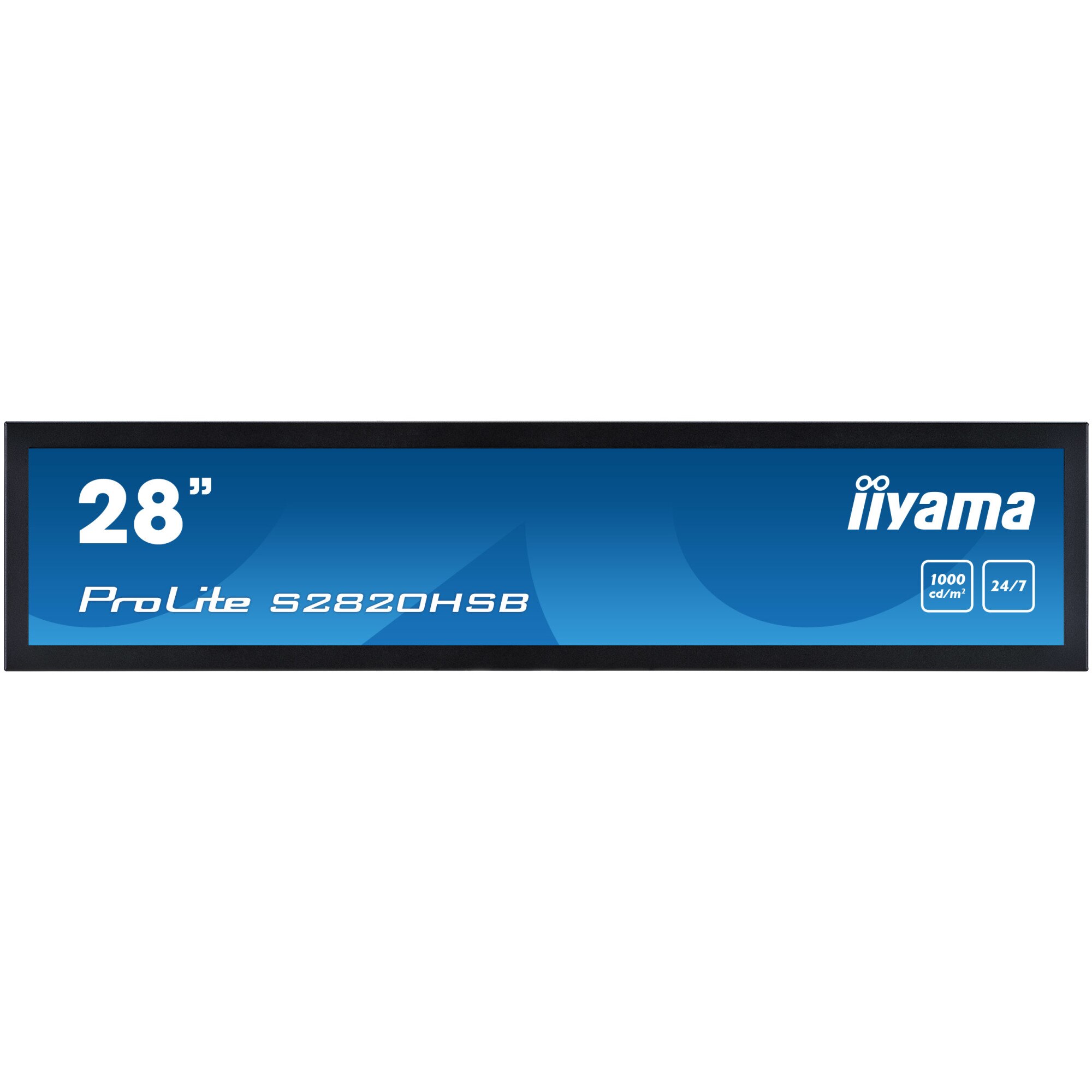 Монитор iiyama ProLite S2820HSB-B1, 28", 24/7, 1000cd/m - eMAG.bg
