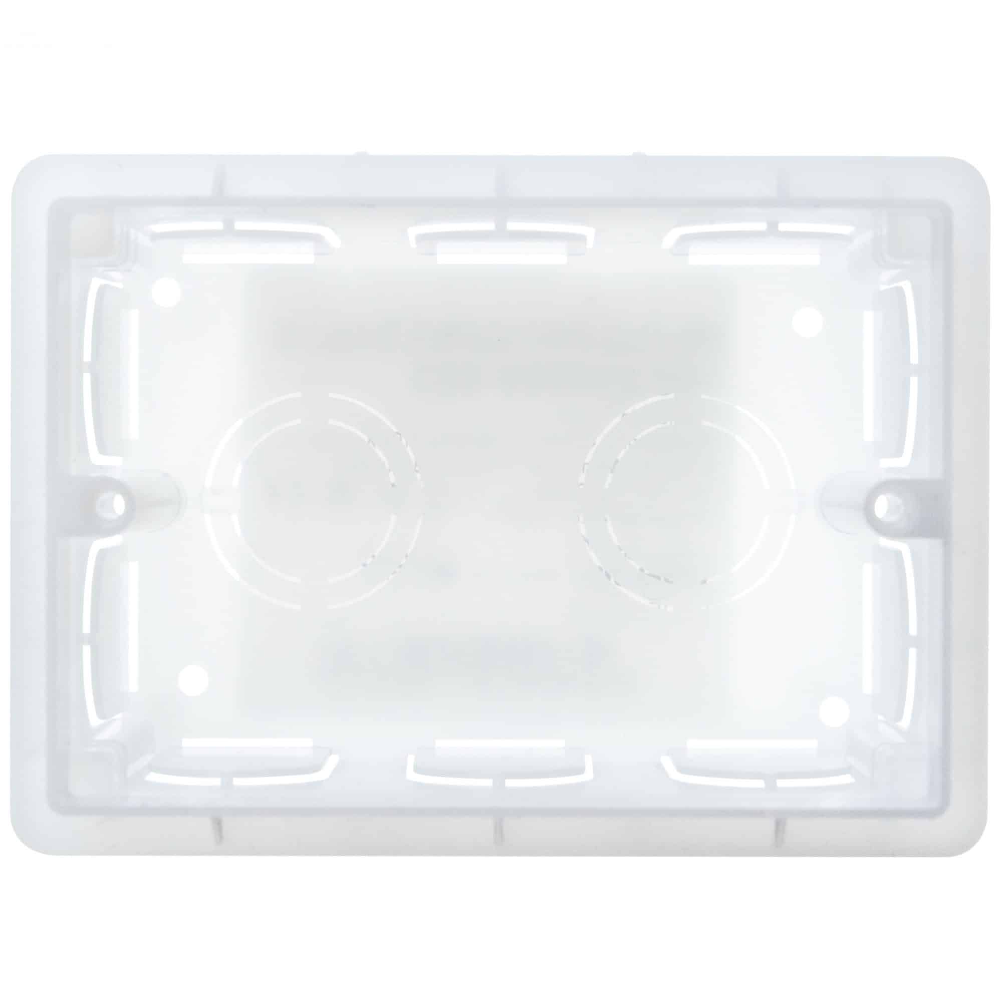 Doza aparat Mono Electric SERIA M, incastrata tencuiala, 3 module, alb ...