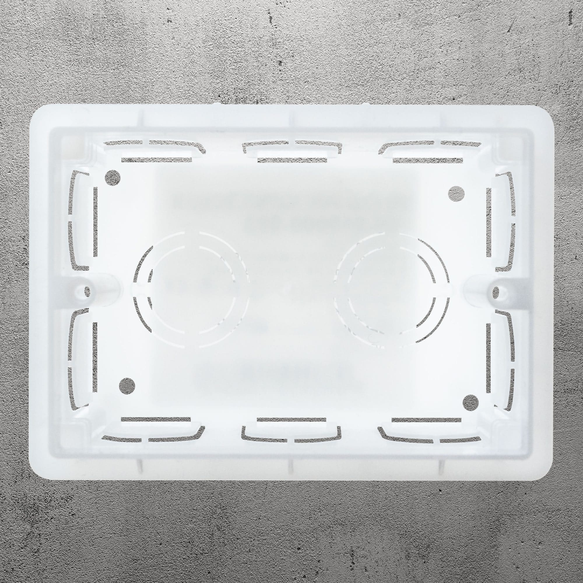 Doza aparat Mono Electric SERIA M, incastrata tencuiala, 3 module, alb ...