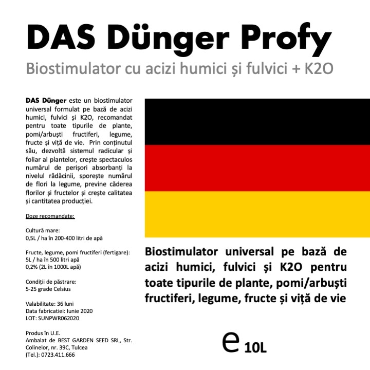 Das Dunger Profy univerzális biostimulátor (10L) - eMAG.hu