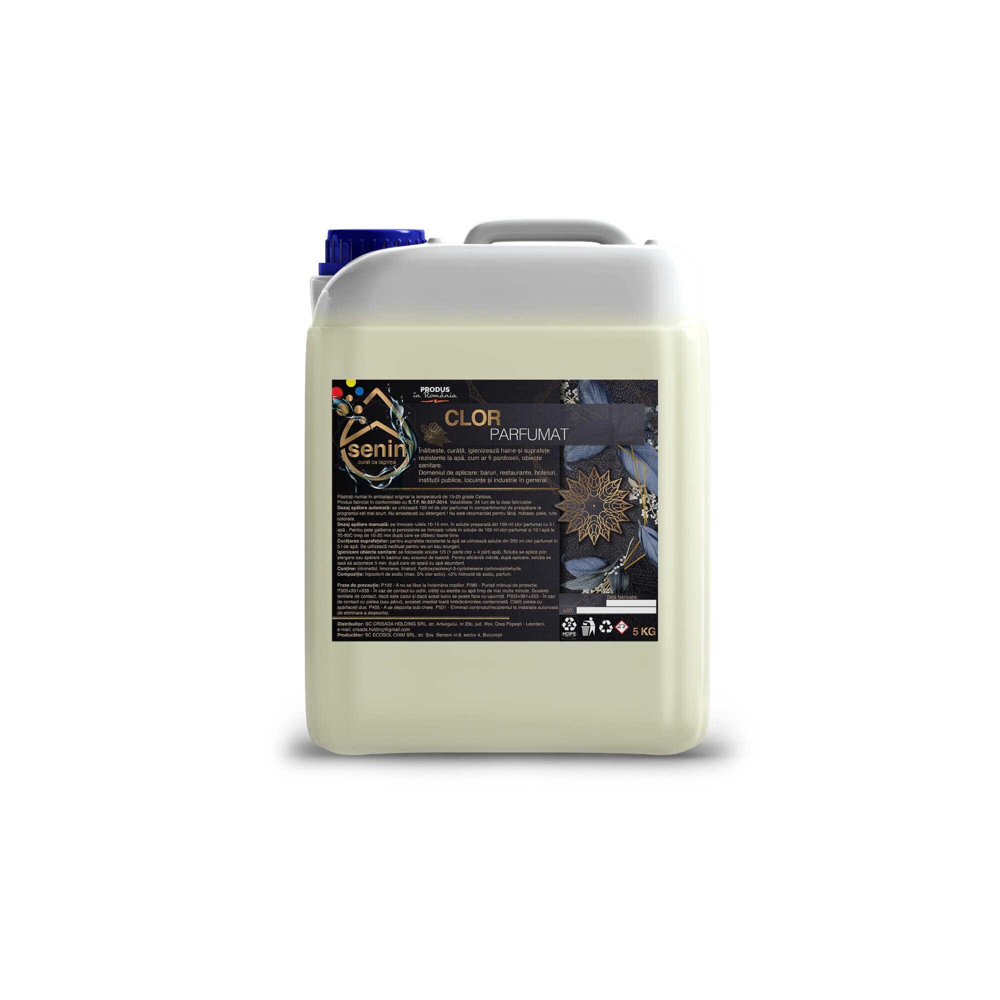Clor Parfumat, Senin Romania, 5 kg - eMAG.ro