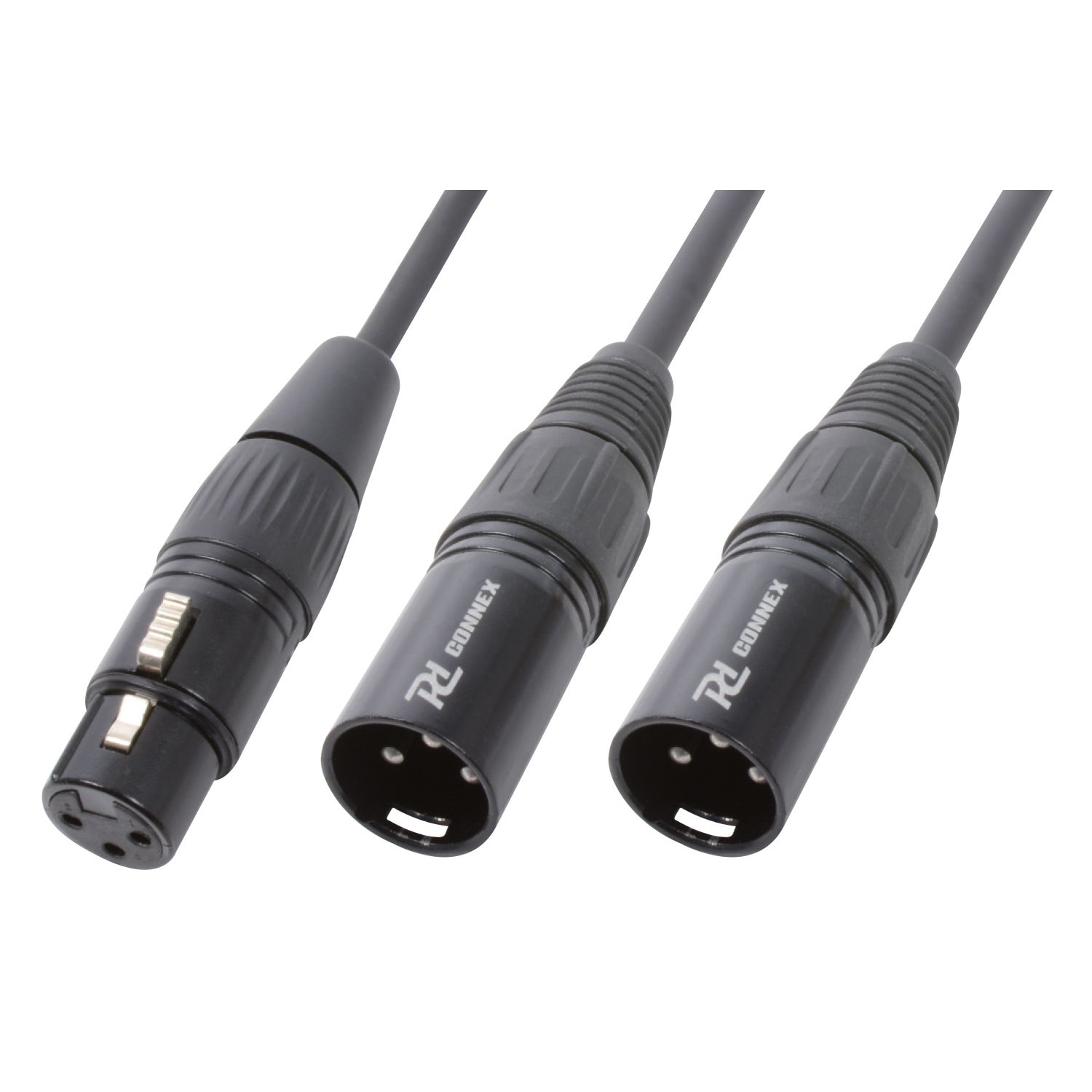 Cablu XLR mama - 2x XLR tata 0.5m Power Dynamics CX140 - eMAG.ro