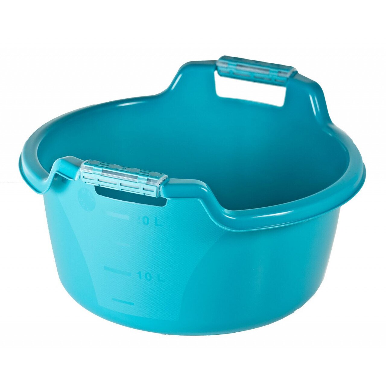 Lighean cu manere 22 L, plastic, turcoaz, JOTTA Mary - eMAG.ro