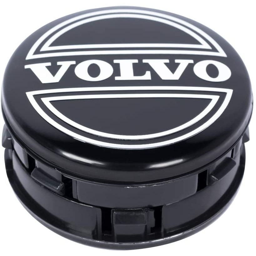 Капачки за алуминиеви джанти, с лого Volvo, 64мм, Черен - eMAG.bg