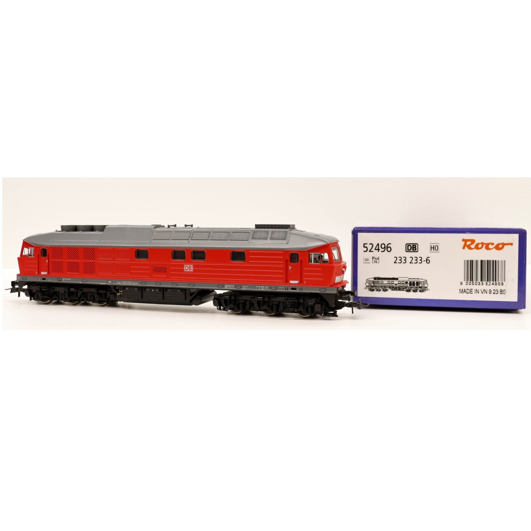Locomotiva diesel clasa 233 DB, H0, Roco, plastic, rosu, 52496 - eMAG.ro