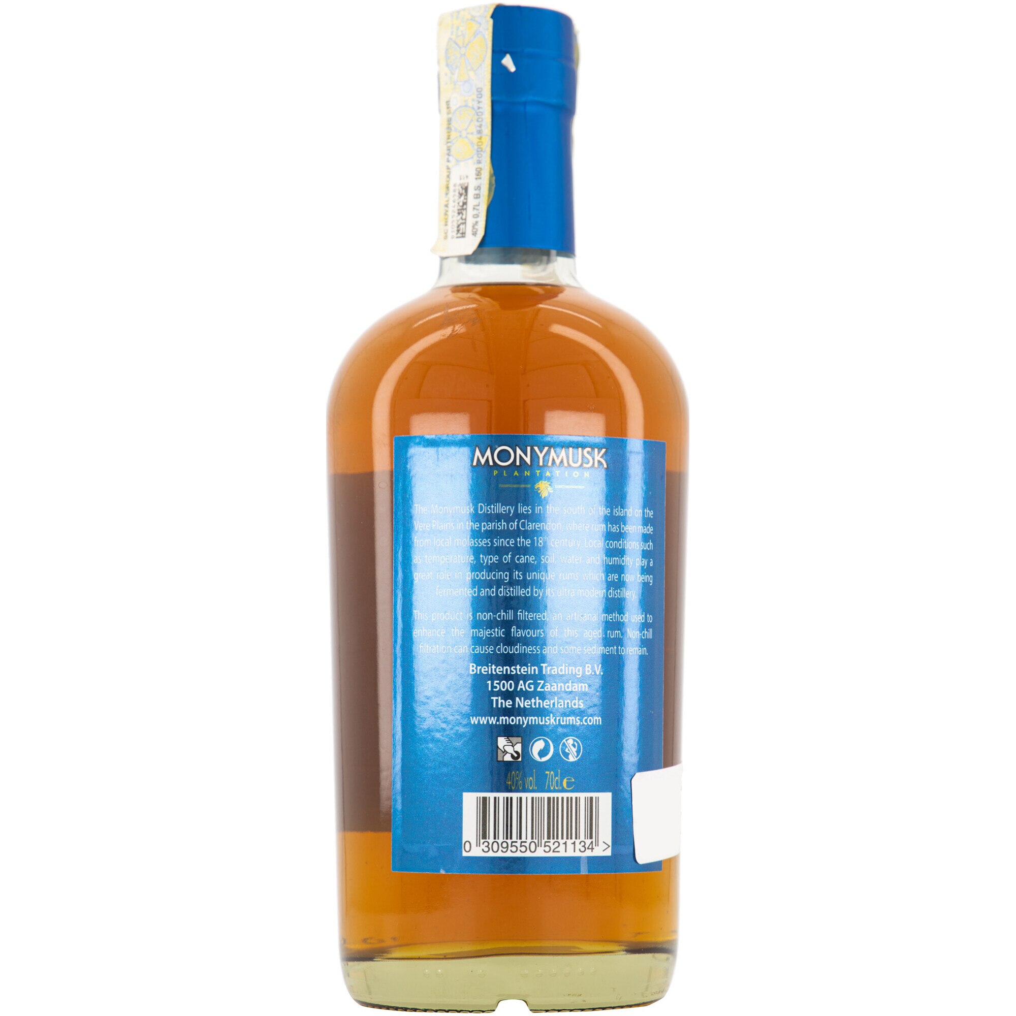 Rom Monymusk Classic Gold, Cask Aged Unfiltered Jamaican Rum, 40%, 0.7l ...