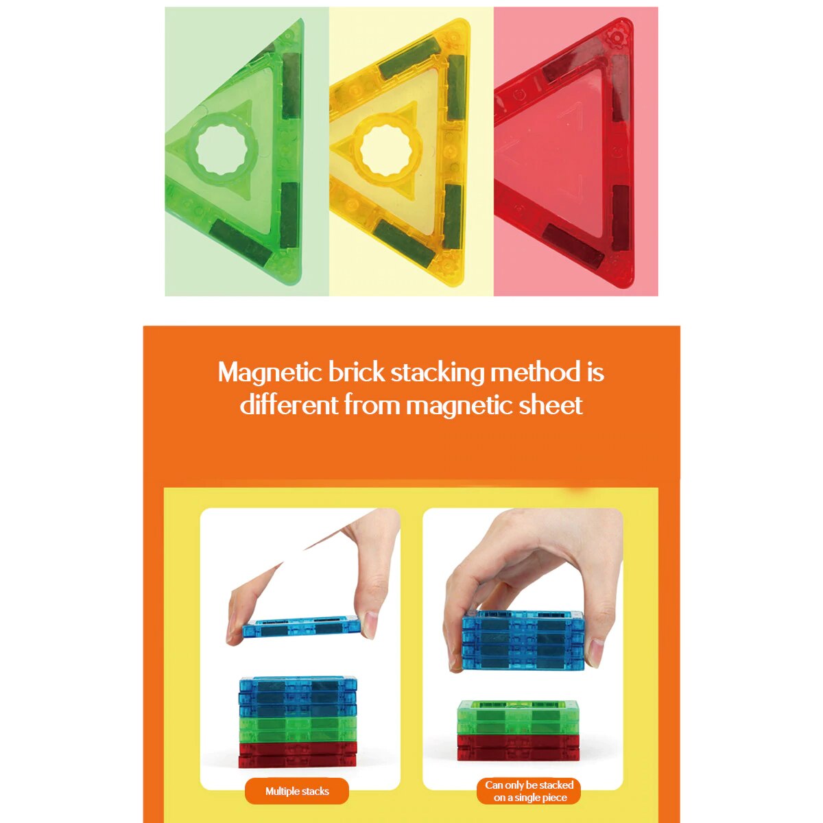 Set Inteligent de Constructie Magnetic, "MAGNETIC CONSTRUCTION BLOCKS ...
