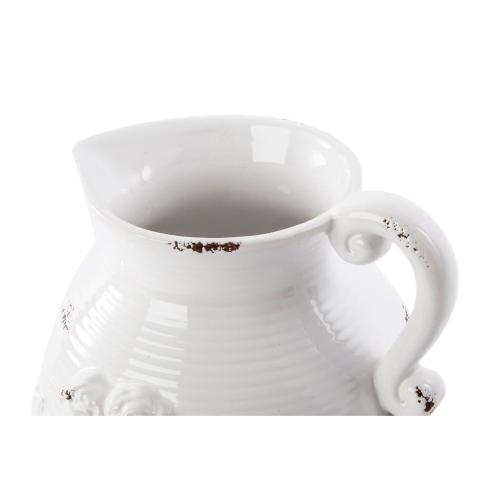 Carafa ceramica alba in forma de ulcior - eMAG.ro