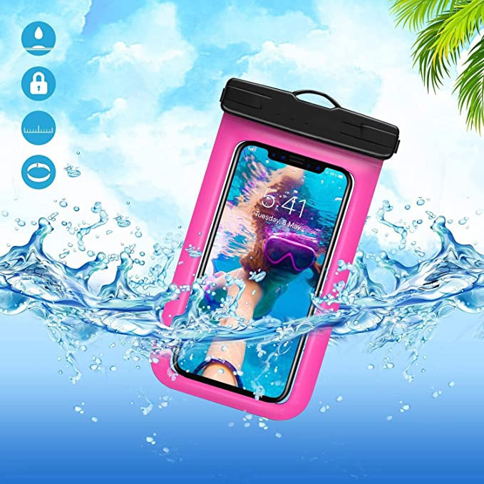 Husa subacvatica waterproof and snowproof pentru telefon olliwon, IPX8 ...