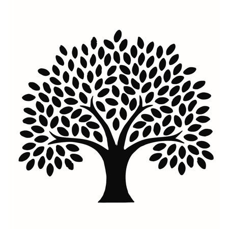 Dekoratív sablon Tree of Life, A4, újrahasznosítható, műanyag, barna ...