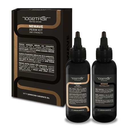 Kit solutii permanent pentru ondularea parului, fara amoniac -Togethair ...