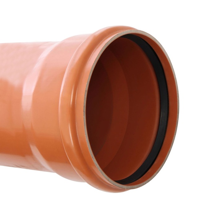 Coloana Camin PVC inspectie si vizitare cu inel etansare, lungime 1m ...