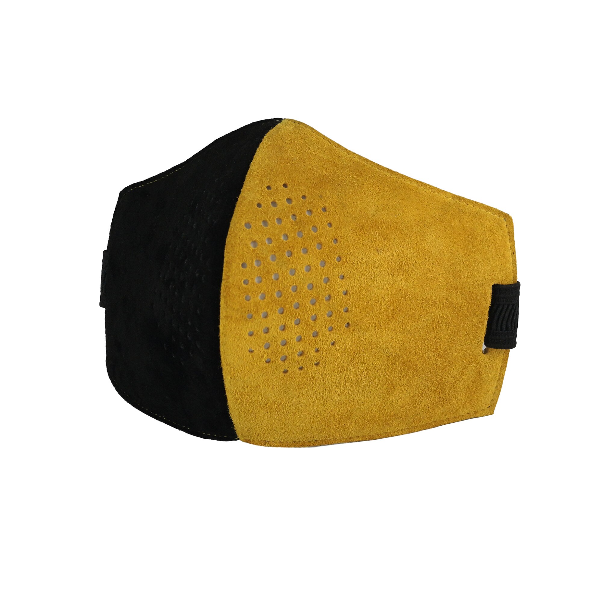 Masca Protectie Reutilizabila, Negru si Galben, Fixare cu Elastic - eMAG.ro