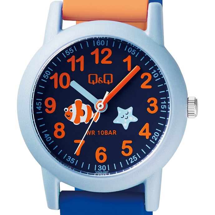 Ceas copii Q&Q VS49J007Y KIDS Nemo Orange Blue - eMAG.ro