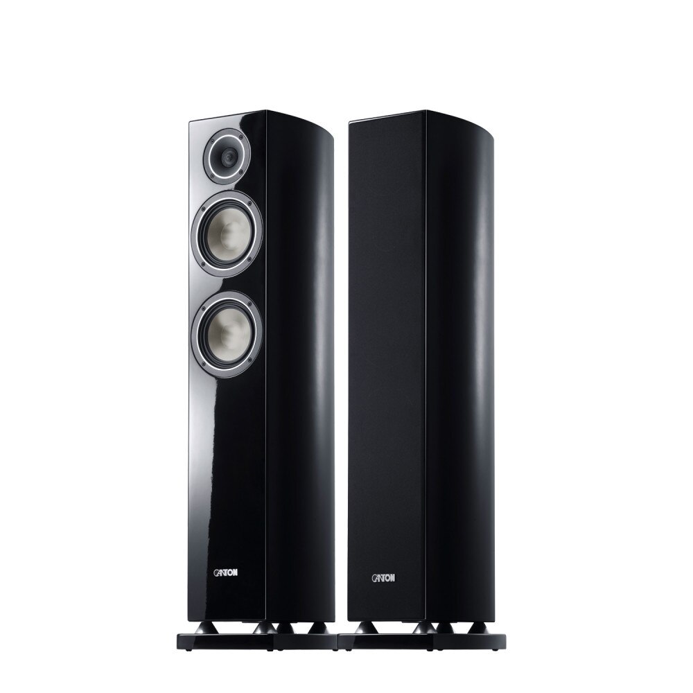 Pereche boxe de podea Canton Vento 886 DC, 120W, Negru - eMAG.ro