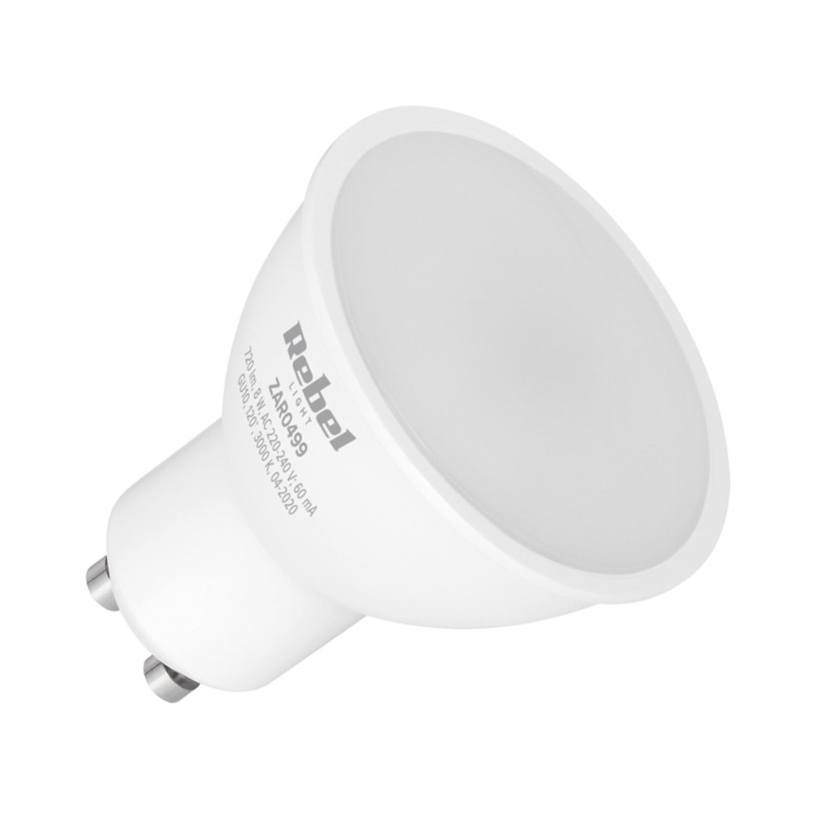 Bec LED GU10 8W 3000K 230V Rebel Light - eMAG.ro