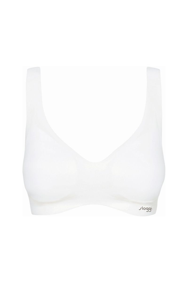 Bustiera, Sloggi Zero Feel Bralette EX, Alb, L - eMAG.ro