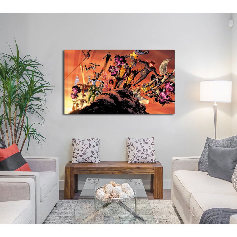 Tablou Canvas pentru Copii, Premium, Art Kids, Superheroes Cartoons, 80 ...