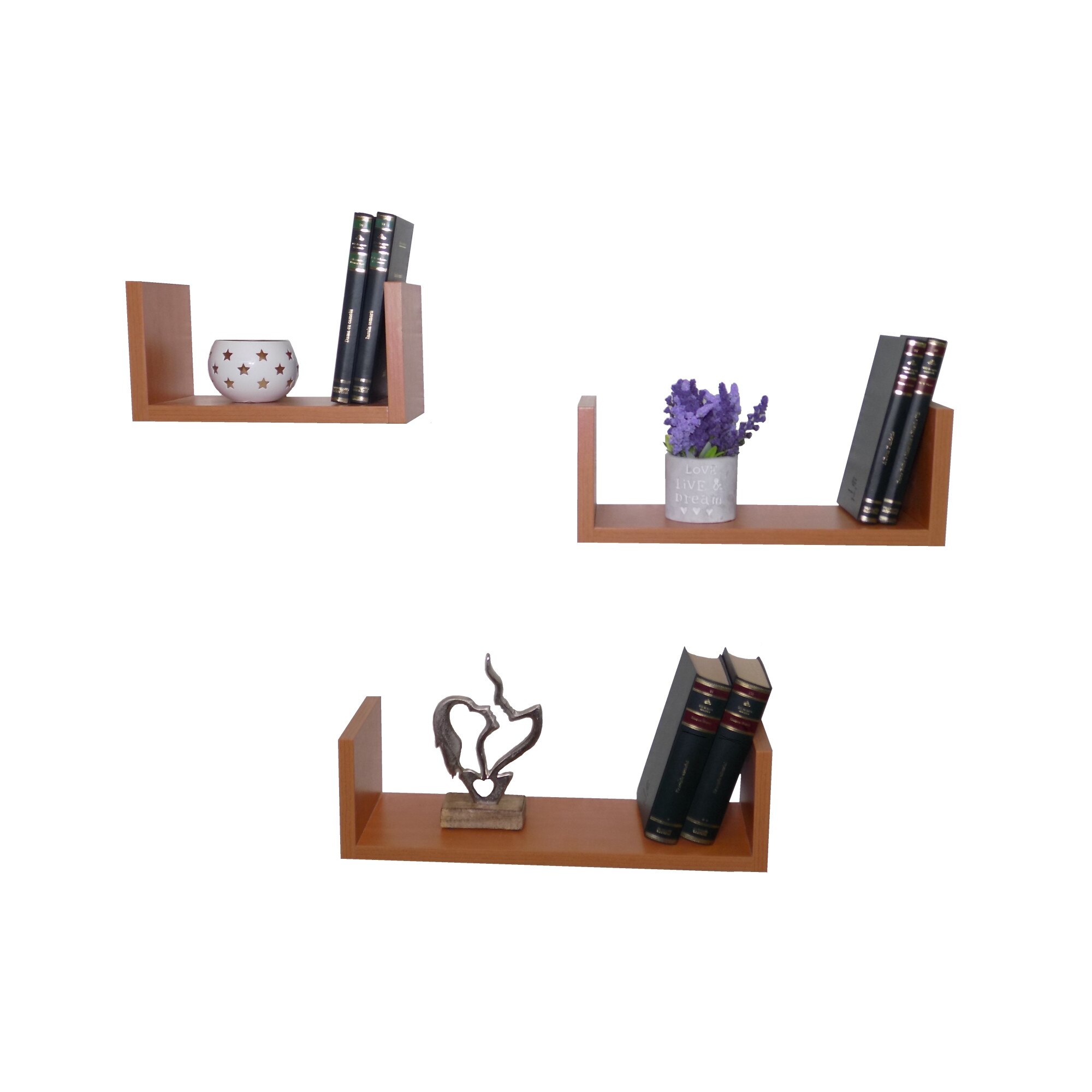 Raft perete set 3 bucati polita Utry Cires Model UT 54303 - eMAG.ro