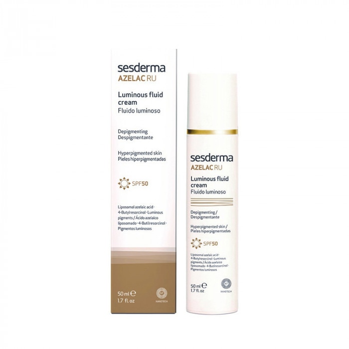 Fluid luminos depigmentant SPF 50 Azelac RU, Sesderma, 50 ml - eMAG.ro