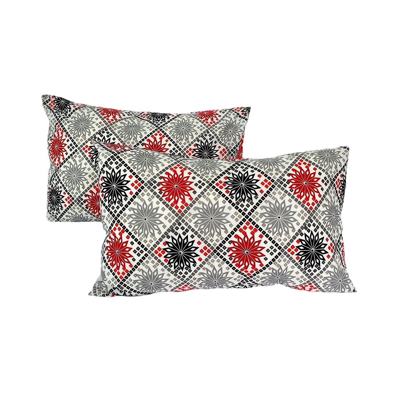 Set 2 fete de perna 50x70 cm 100% bumbac, cu model 929 - eMAG.ro