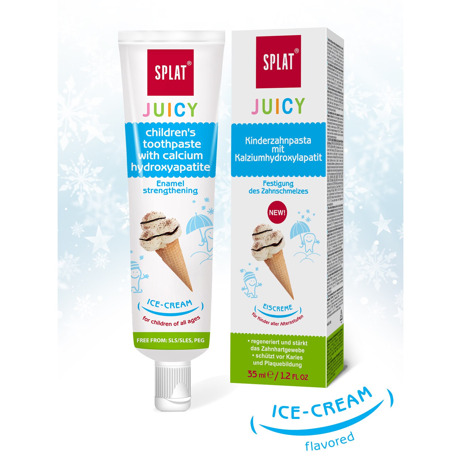 Паста за зъби SPLAT Juicy Ice Cream 2 до 11, 35ml - eMAG.bg