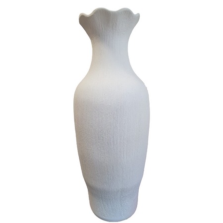 Vaza decorativa, Armada, de podea, alba, 70 cm - eMAG.ro