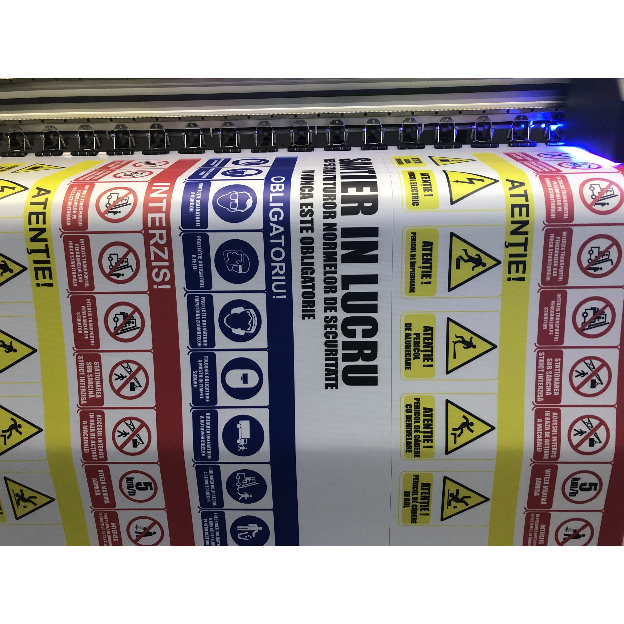 Panou avertizare, Flex, Santier in lucru, 1500x950 mm - eMAG.ro