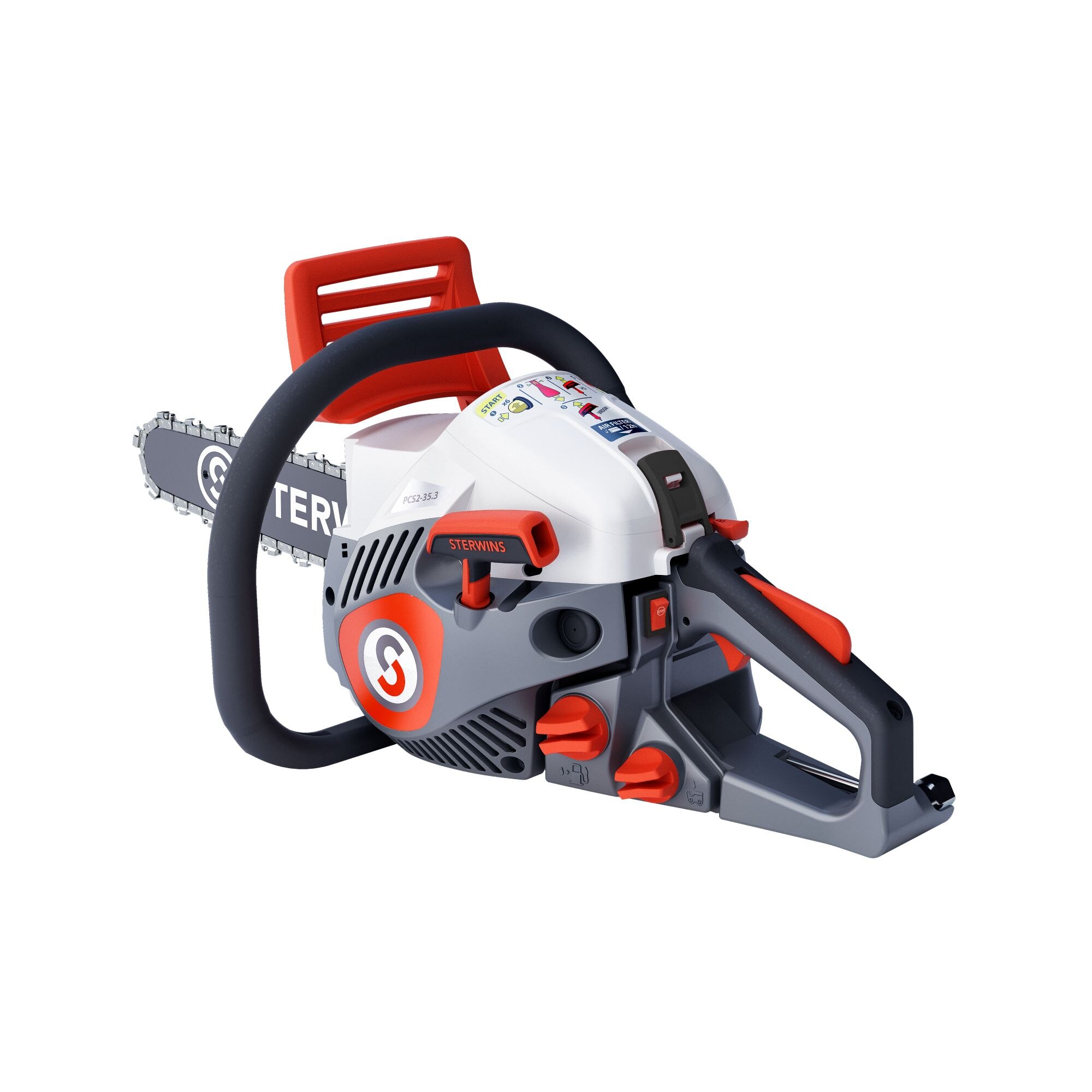 Motofierastrau pe benzina Sterwins, 1.6 CP, L 35 cm, capacitate ...