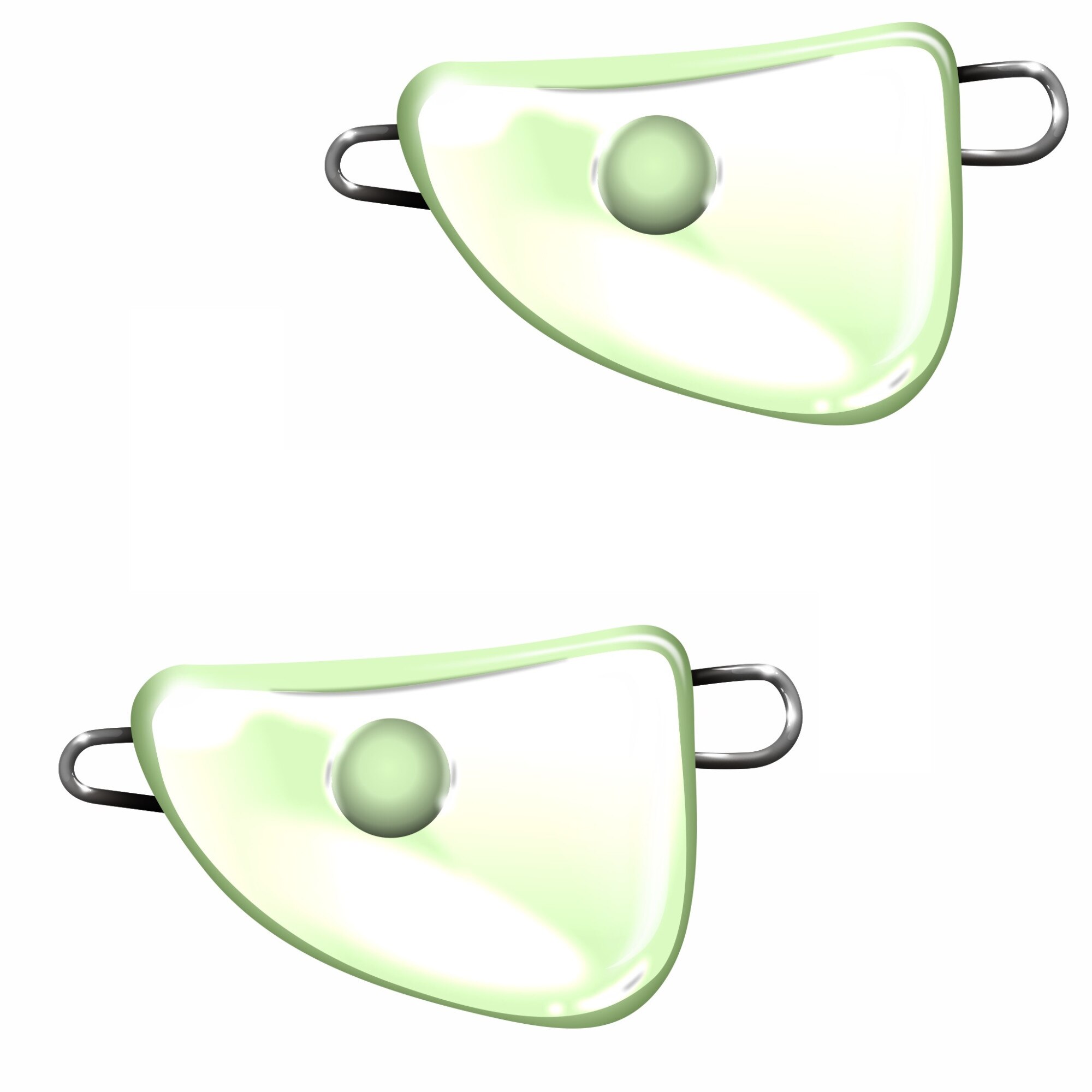 Plumb CHEBURASHKA FISH, Fosforescent, Greutate 13g, 5 bucati/pachet ...