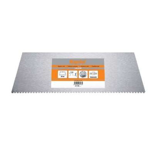 Spaclu zimtat anti‑lipire cu maner din lemn, latime lama 200 mm ...