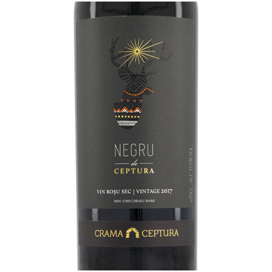 Vin Negru de Ceptura, Sec, 0.75l - eMAG.ro