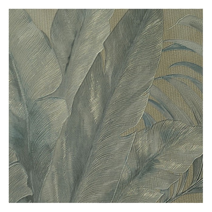 Tapet vinilic lavabil, stil tropical, model cu frunze de palmier, Ada ...